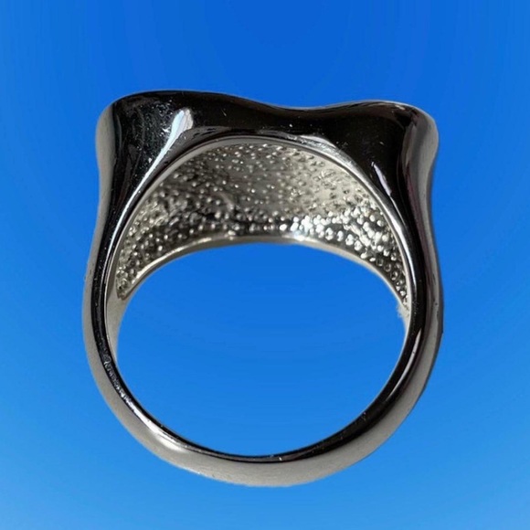 Accessories | Melted Clock Silver Ring | Poshmark